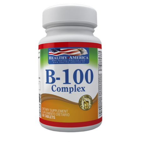 Comprar B-100 Complex x 50 Tab - Healthy America - Supernat