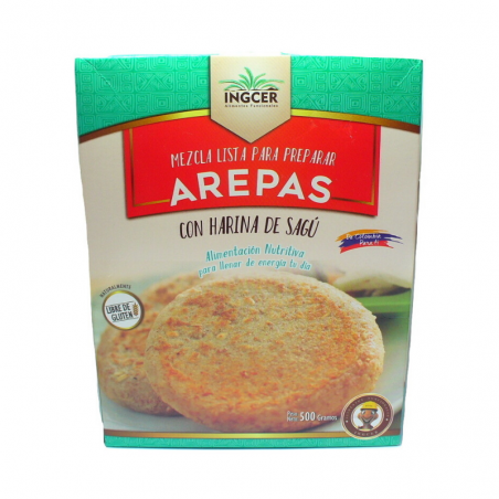 Comprar Mezcla para Arepas de Sagú x 500 Grs - Ingcer - Supernat