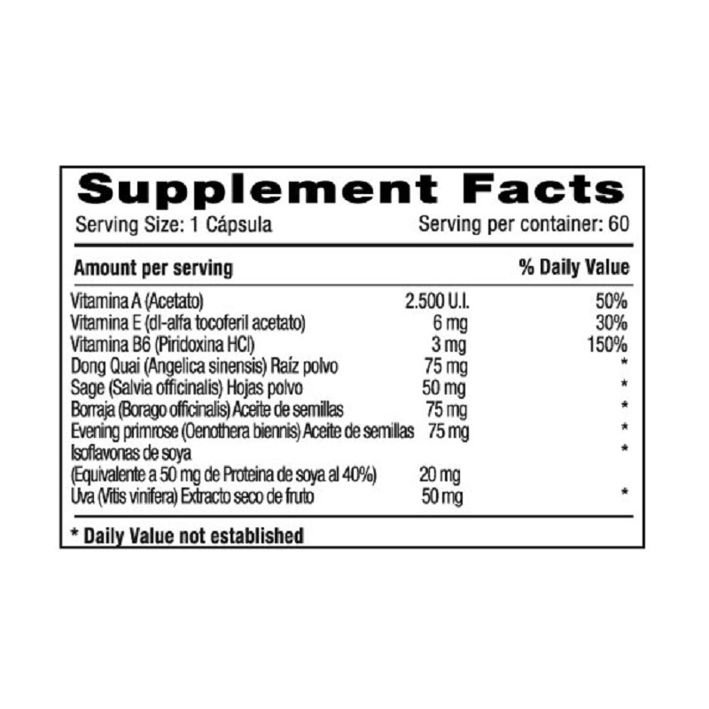 Comprar Menop - Formula x 60 Cap - Natural Systems - Supernat