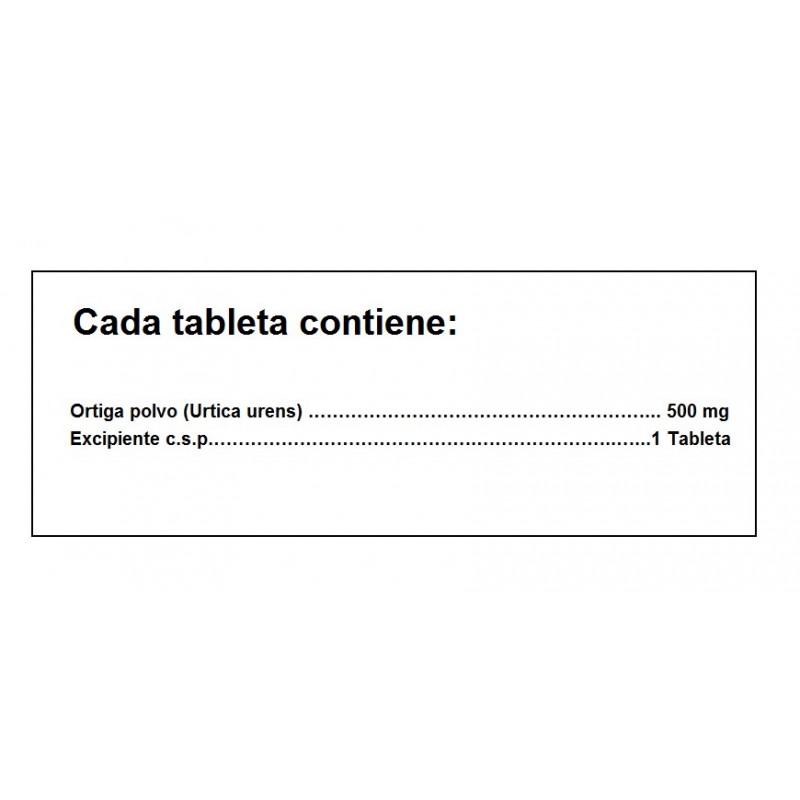 Comprar Ortiga 500 Mg x 100 Tab - Naturfar en Oferta - Supernat