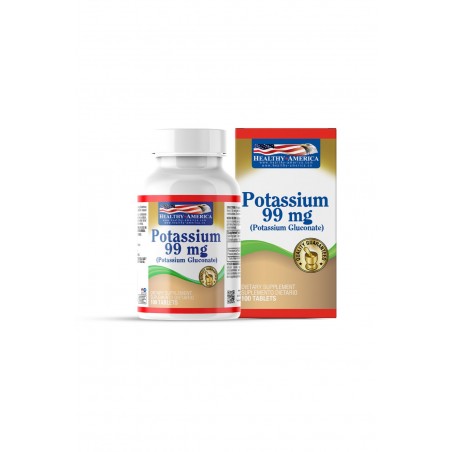 Potassium 99 Mg Frasco X 10 Tab - Healthy America - Supernat